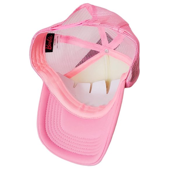 Barbie | Accessories | Nwt Barbie Authentic Womens Pink White Trucker ...